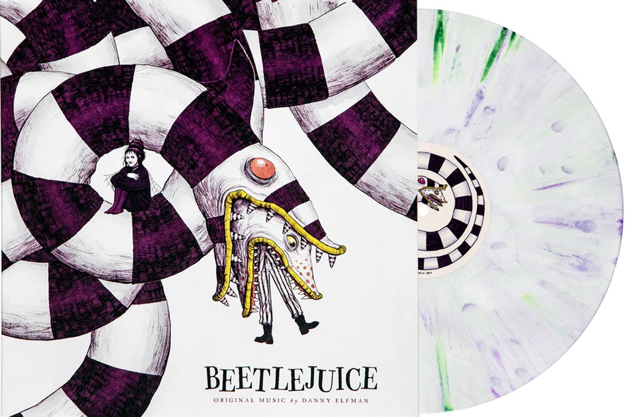 Beetlejuice Soundtrack "Beetlejuice" Swirl Vinyl LP Record - Danny ...