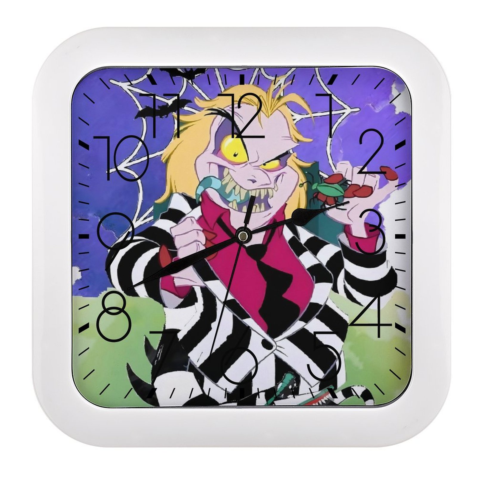 Beetlejuice Square wall clock battery operated decorative - Walmart.com