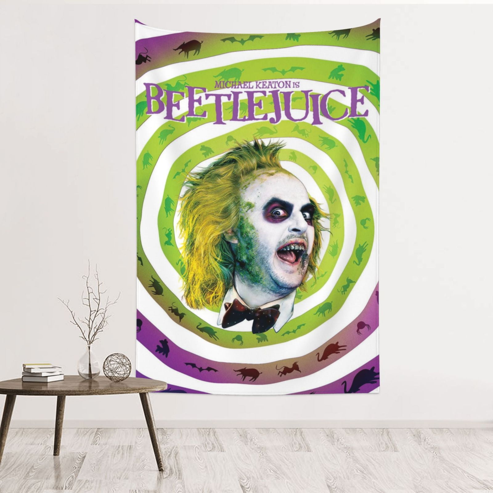 Beetlejuice Tapestry Wall Blanket,Backdrop Poster Wall Hanging Room ...