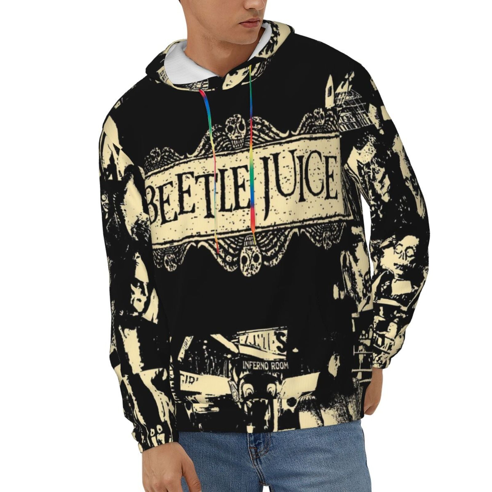 Beetlejuice Unisex Hoodies 3D Print Hooded Sweatshirt for Men Women ...