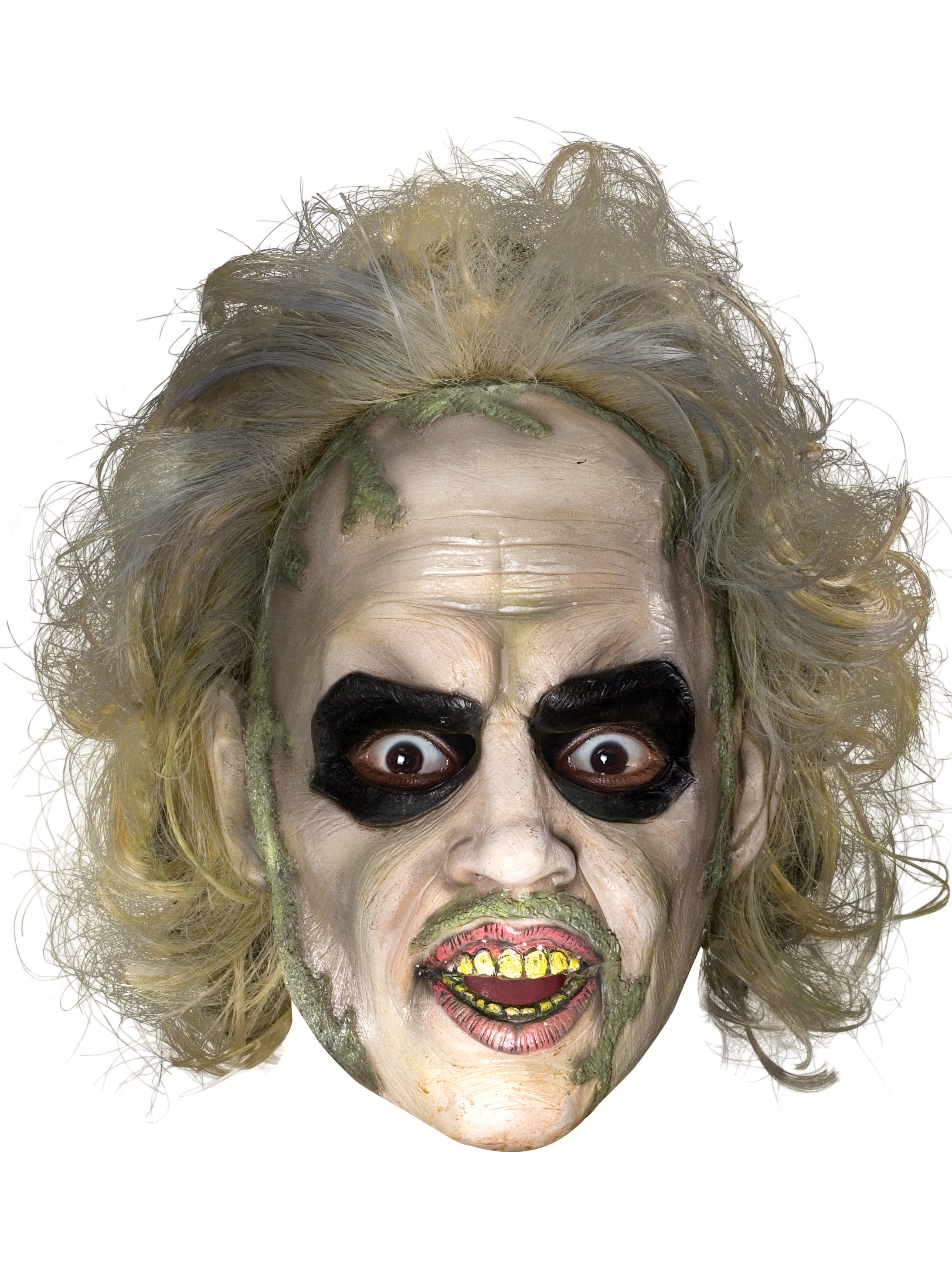 Beetlejuice Vinyl Mask with Hair - Walmart.com