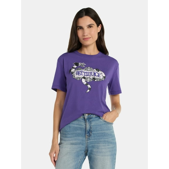 Women's Vintage Inspired Band Tour Graphic Tee with Short Sleeves ...