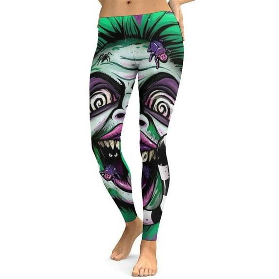 Beetlejuice Women's Yoga Pants Elastic Yoga Capris Workout Leggings ...