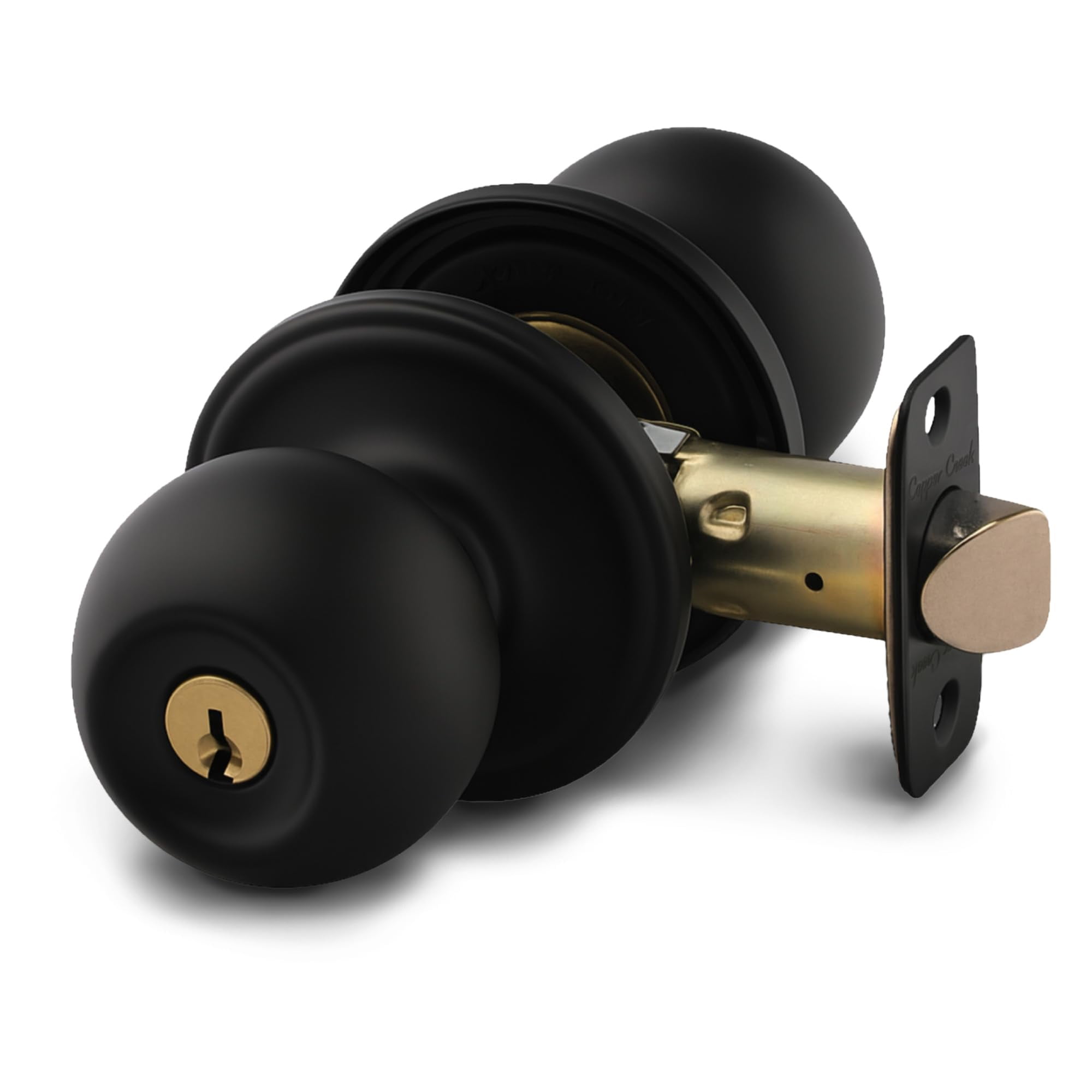 Beetopo Entry Door Knob–Keyed Entry Handle with Lock and Key, ANSI ...