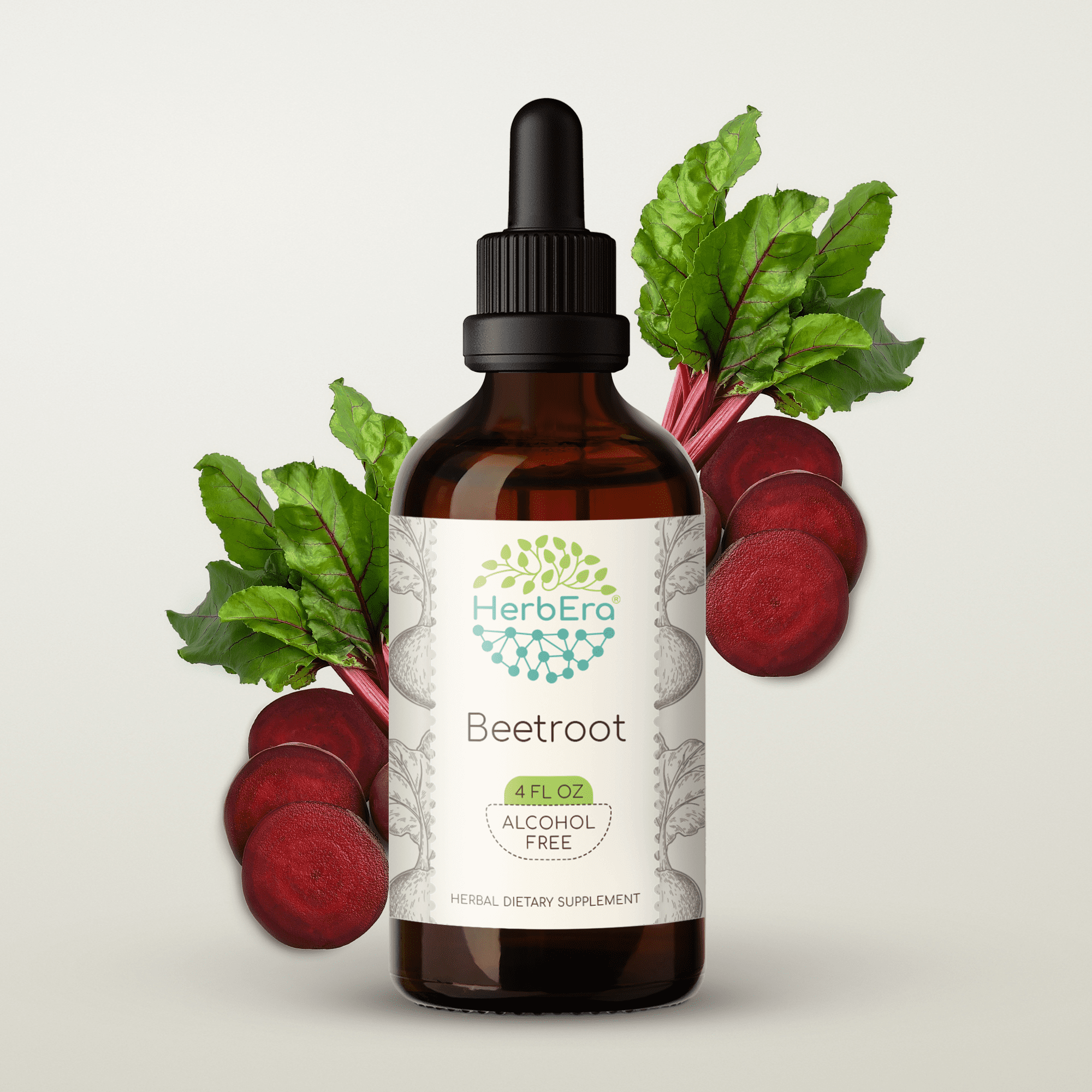 Beetroot Alcohol-FREE Herbal Extract Tincture, Super-Concentrated ...