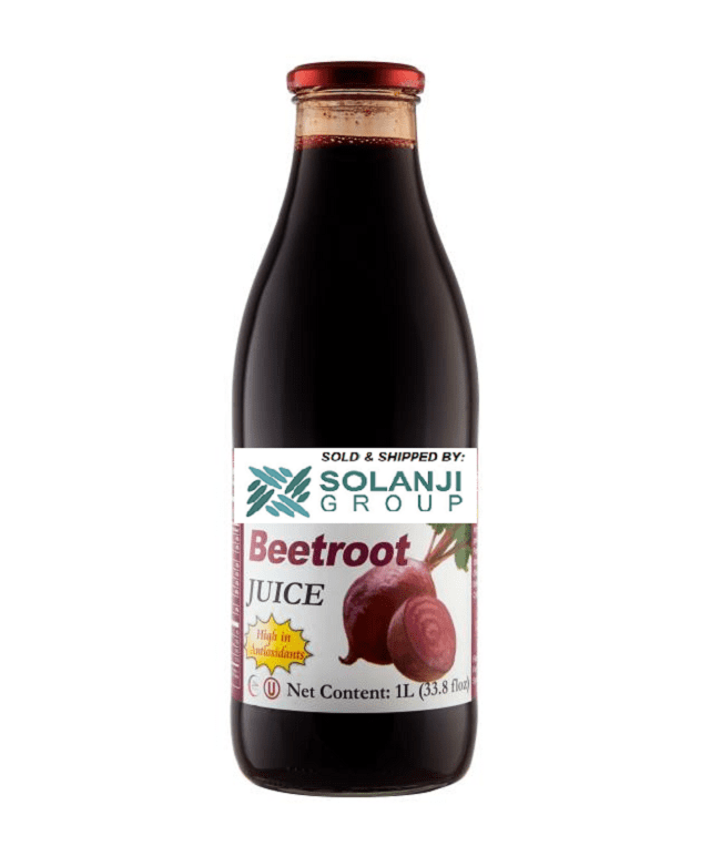 Beetroot Juice Net 33.8 fl.oz (1 Ltr.) - One (1) Glass Bottles - High ...