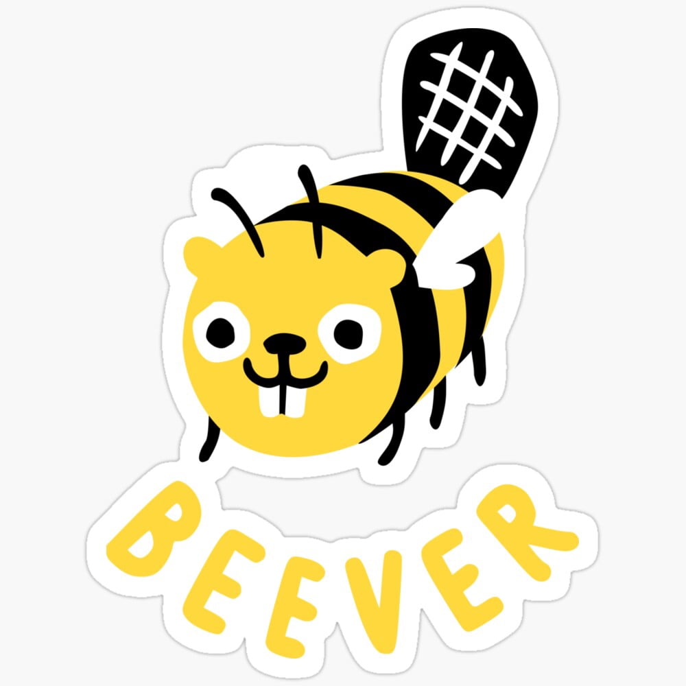 Beever Sticker Phone Decal Water Bottle Stickers Car Decals, Laptop ...