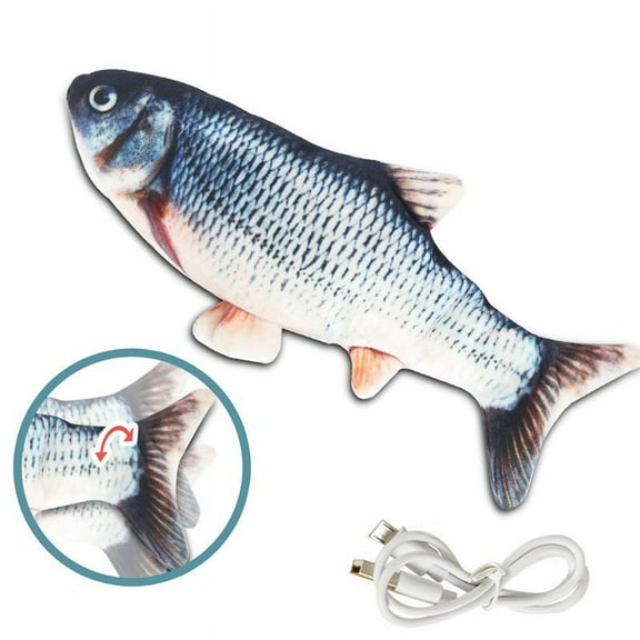 As Seen on TV, Flippity Fish Cat Toy, Motion Activated, Flipping ...