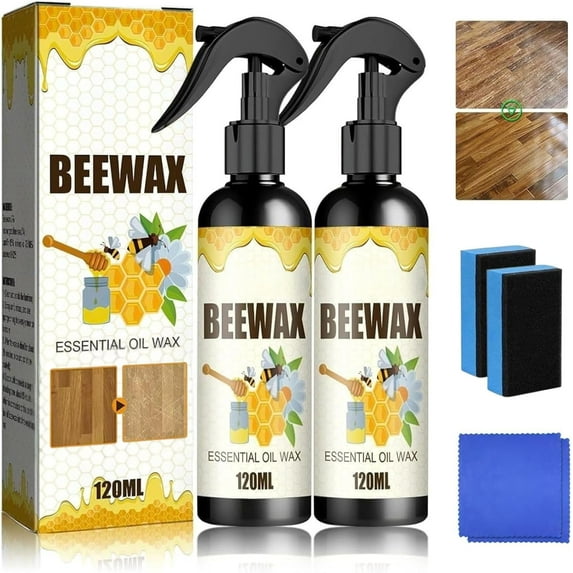 Beewax Essential Oil Wax, 2PCS Beeswax Spray, Beeswax Spray Furniture ...