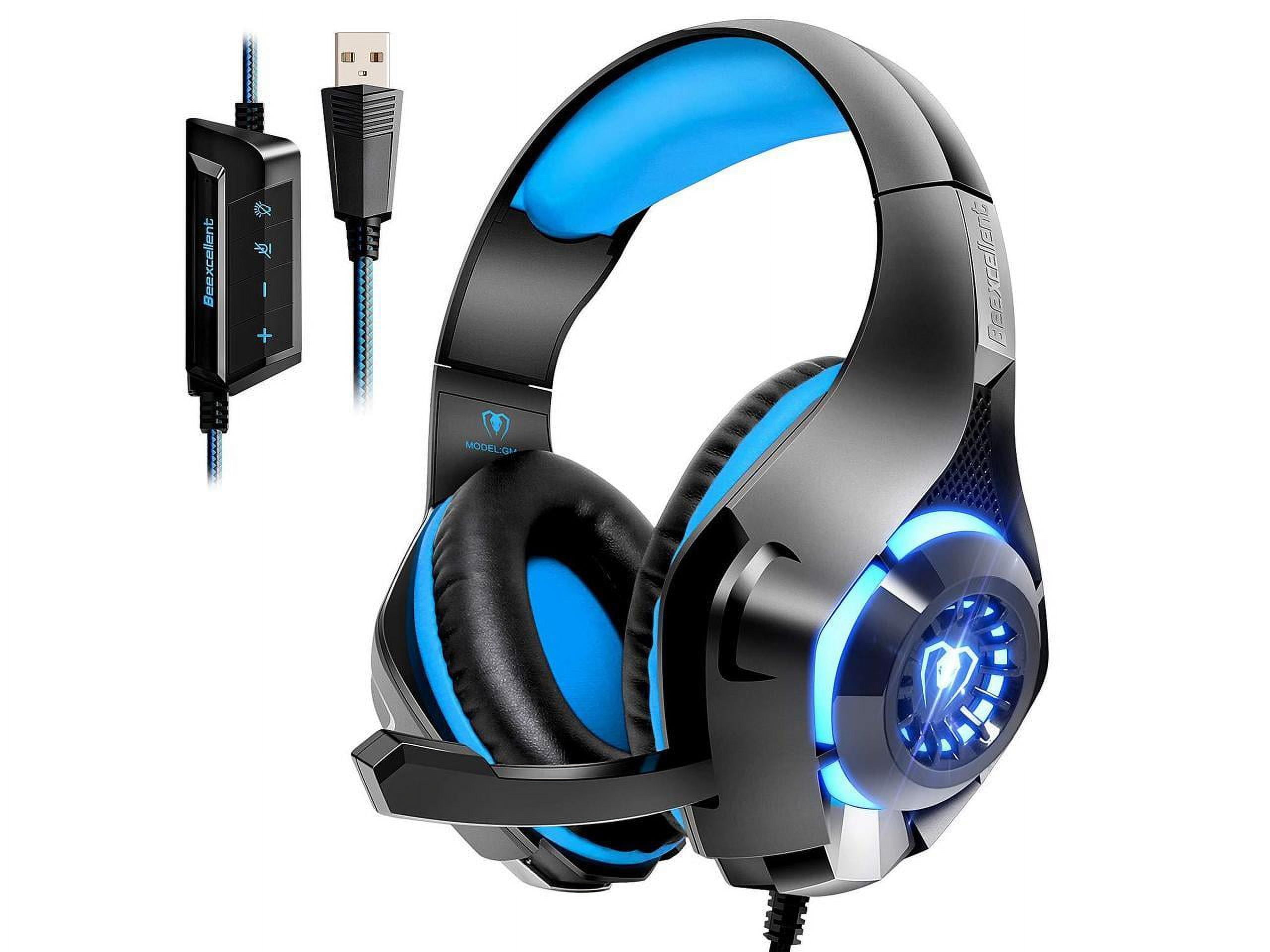 Beexcellent USB Gaming Headset for PC, 7.1 Surround Sound Computer ...
