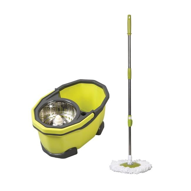 Beezhome 18001 TWIRL 'N' SWIRL SPIN MOP W/ 2 REPLACEMENT HEAD - Walmart.com