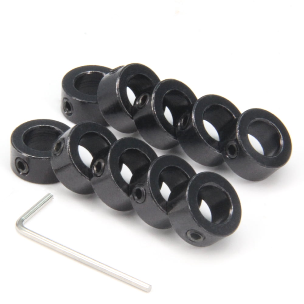 Befenybay 10 Pcs Black Lock Collar 8mm Shaft Lock Collar T8 Lead Screw ...