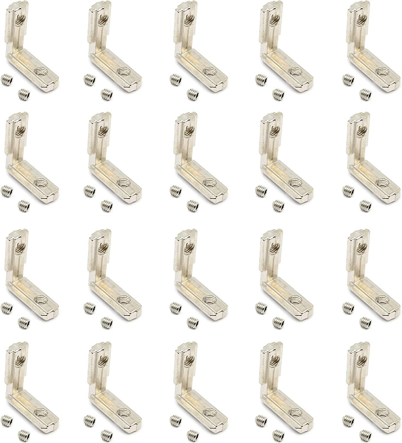 Befenybay 20PCS L Model 90 Degree Interior Inside Corner Connector ...
