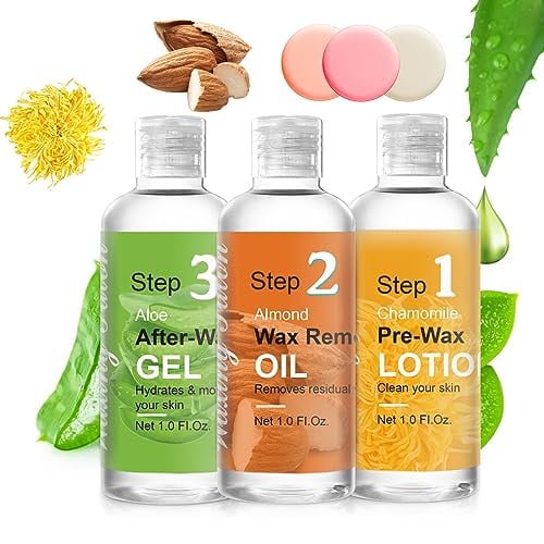 Before And After Waxing Skin Care Products, Chamomile Pre Wax Cleanser ...