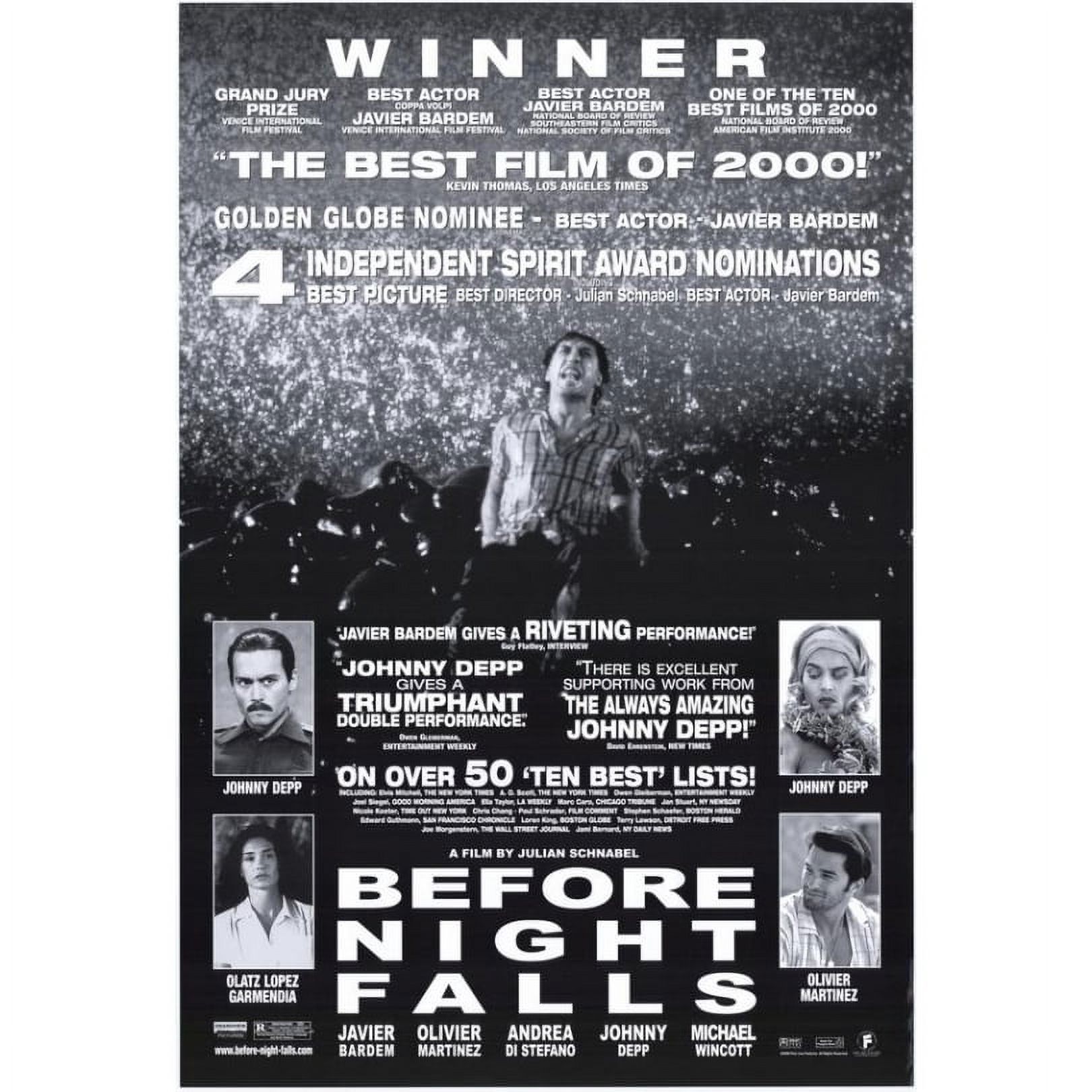 Before Night Falls Movie Poster Print 27 X 40