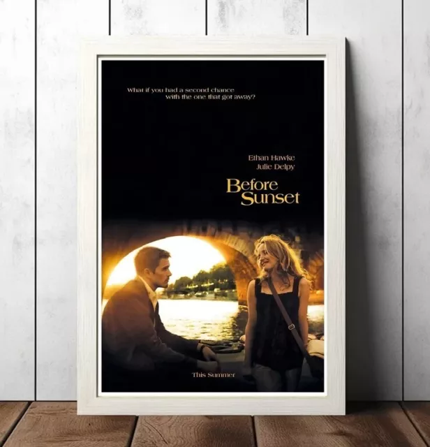 Before Sunset (2004) Movie Film Poster, Poster Printing, Classic Movie Wall NO FRAMED POSTER ...