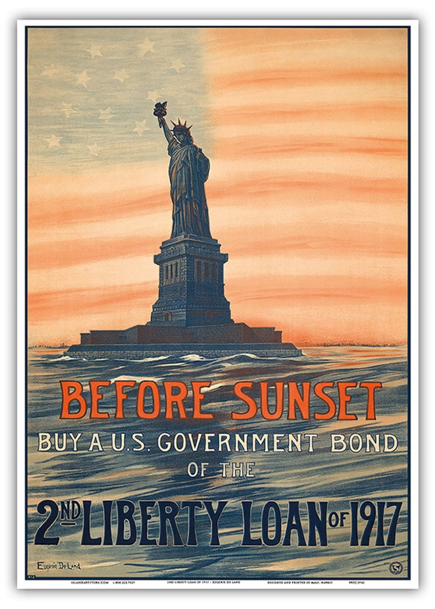 Before Sunset - Buy A U.S. Government Bond of the 2nd Liberty Loan of ...