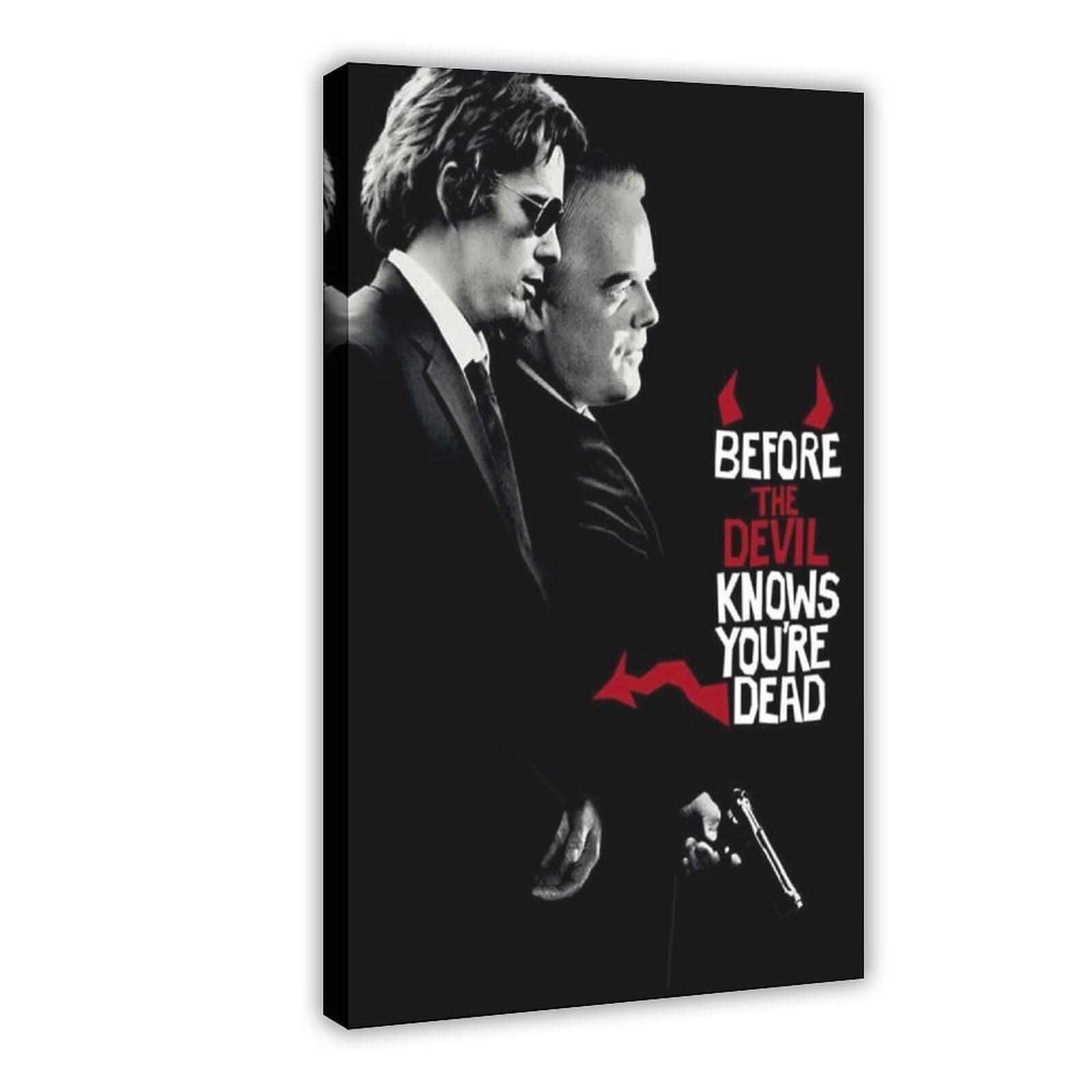 Before The Devil Knows You're Dead Movie Poster Cover Art Deco 2 Canvas ...