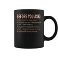 Before You Ask Board Game Quote Women Coffee Mugs - Walmart.com