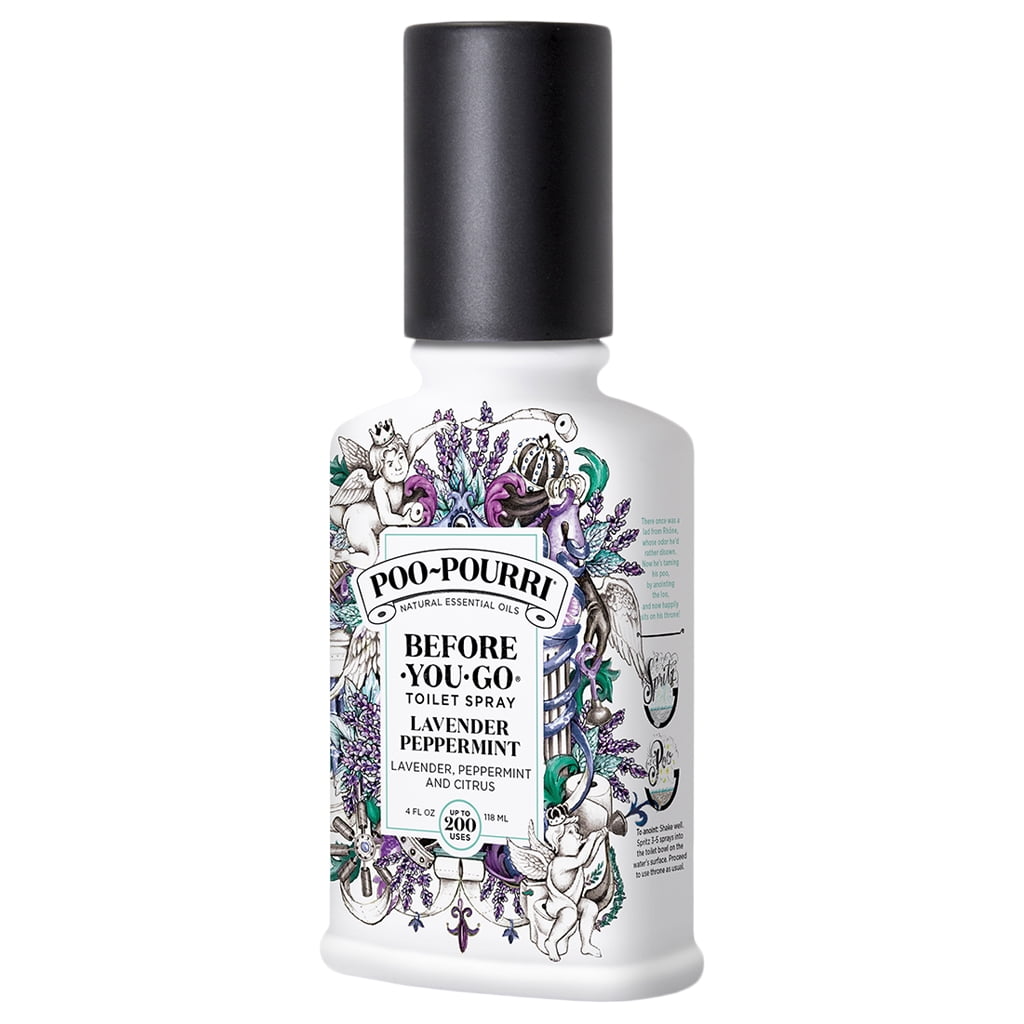 Poo-Pourri Bathroom Smell Good Spray, Lavender Peppermint, 4 fl oz ...