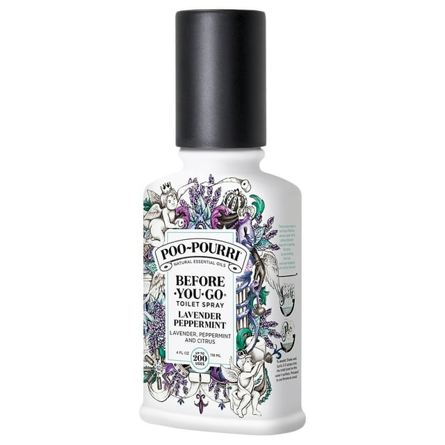 Poo-Pourri Bathroom Smell Good Spray, Lavender Peppermint, 4 fl oz ...