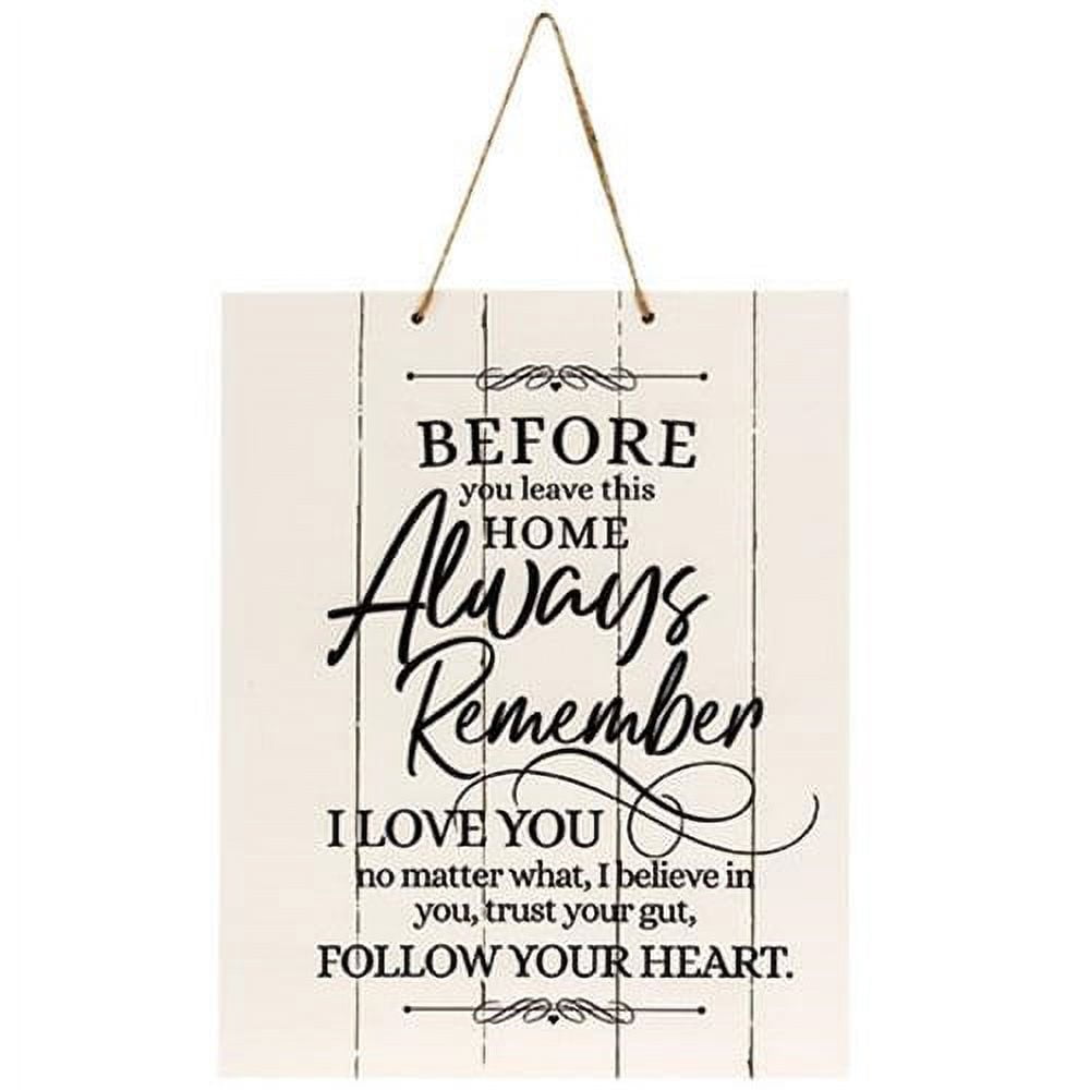 *Before You Leave This Home Pallet Board Rope Sign - Walmart.com