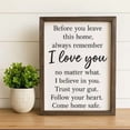 Before You Leave This Home Poster, Poster Home Decor, Poster Only ...