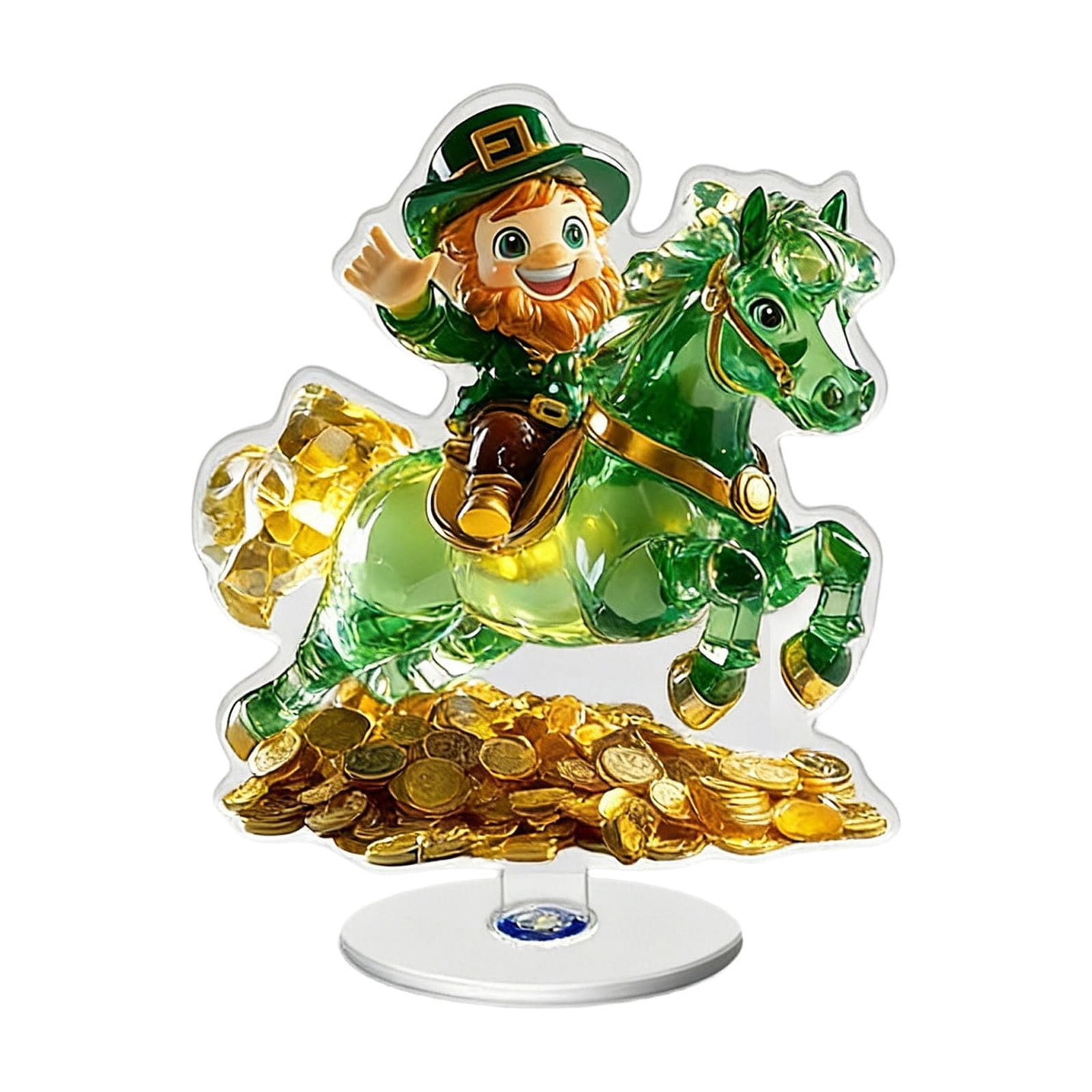 Beforeyayn Acrylic Rotating Desktop Ornament, Holiday Themed Decor That ...