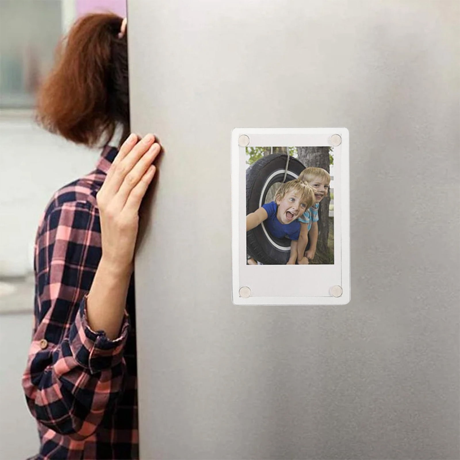 Beforeyayn Blank Acrylic Fridge Magnet, DIY decorative magnetic clips ...