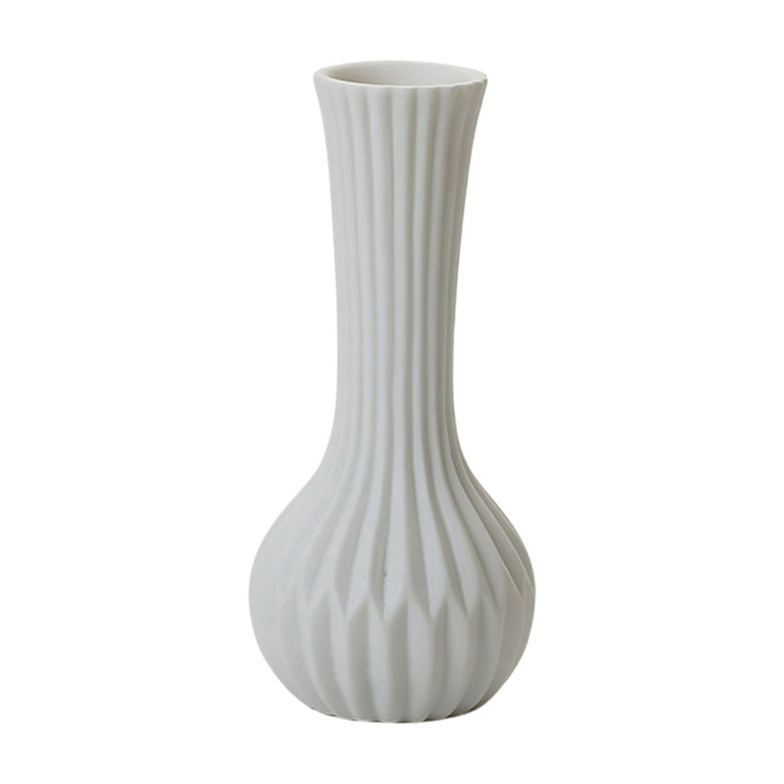 Beforeyayn Ceramic Vase in Home-Style Plain Design, Vessel for Floral ...