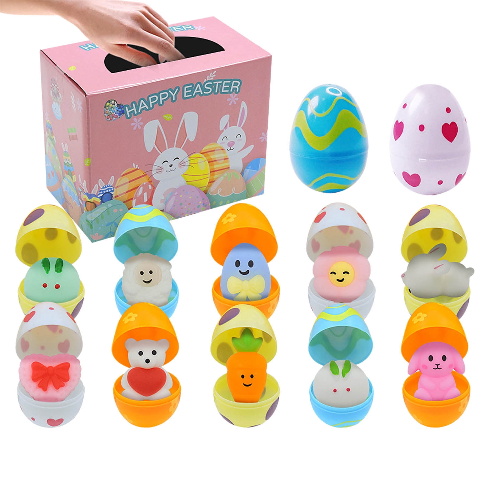 Beforeyayn DIY Fidget Eggs Toy, Kneading Sensory Stress Relief Toys ...