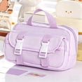 Beforeyayn Double Flap Pencil Case, Compact Multi-Compartment Pencil ...