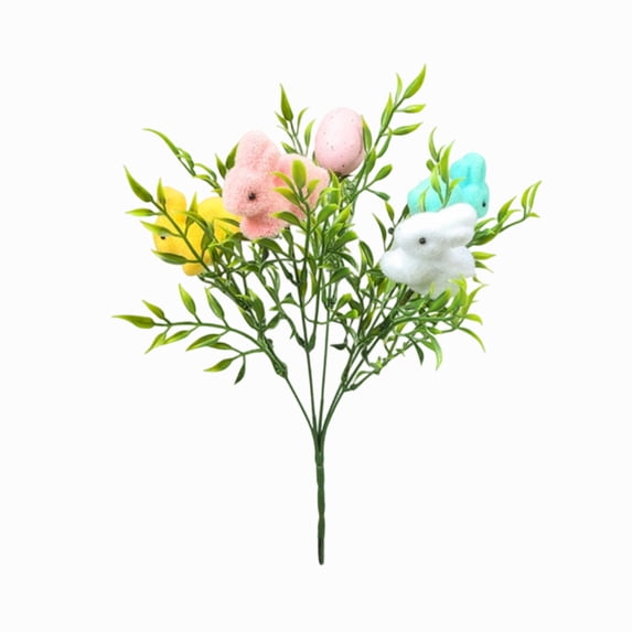 Beforeyayn Easter Egg and Branch Decoration Set, Foam Egg and ...