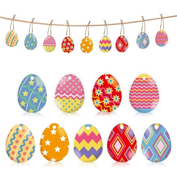 Beforeyayn Easter Egg Hanging Ornaments, Decorative Party Pendants for ...