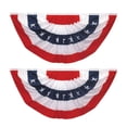 Beforeyayn Fan-Shaped Flag, Independence Day Fan Flag For Patriotic ...