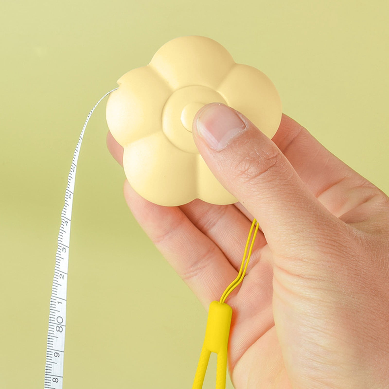 Beforeyayn Flower Shaped Small Tape Measure, Plastic tape measure ...