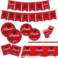 Beforeyayn Graduation Season Themed Party, Disposable Tableware Set For ...