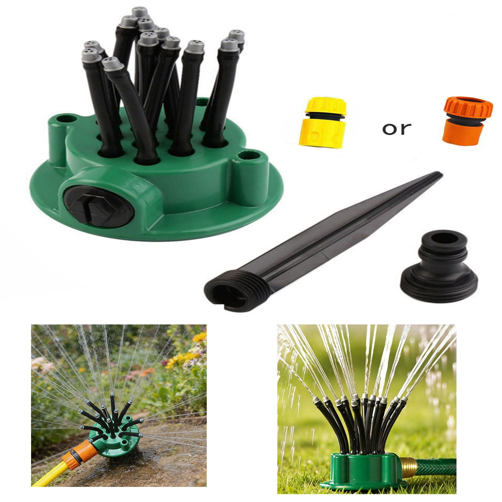 Beforeyayn Ground Mounted Sprinkler, Multifunctional Adjustable ...