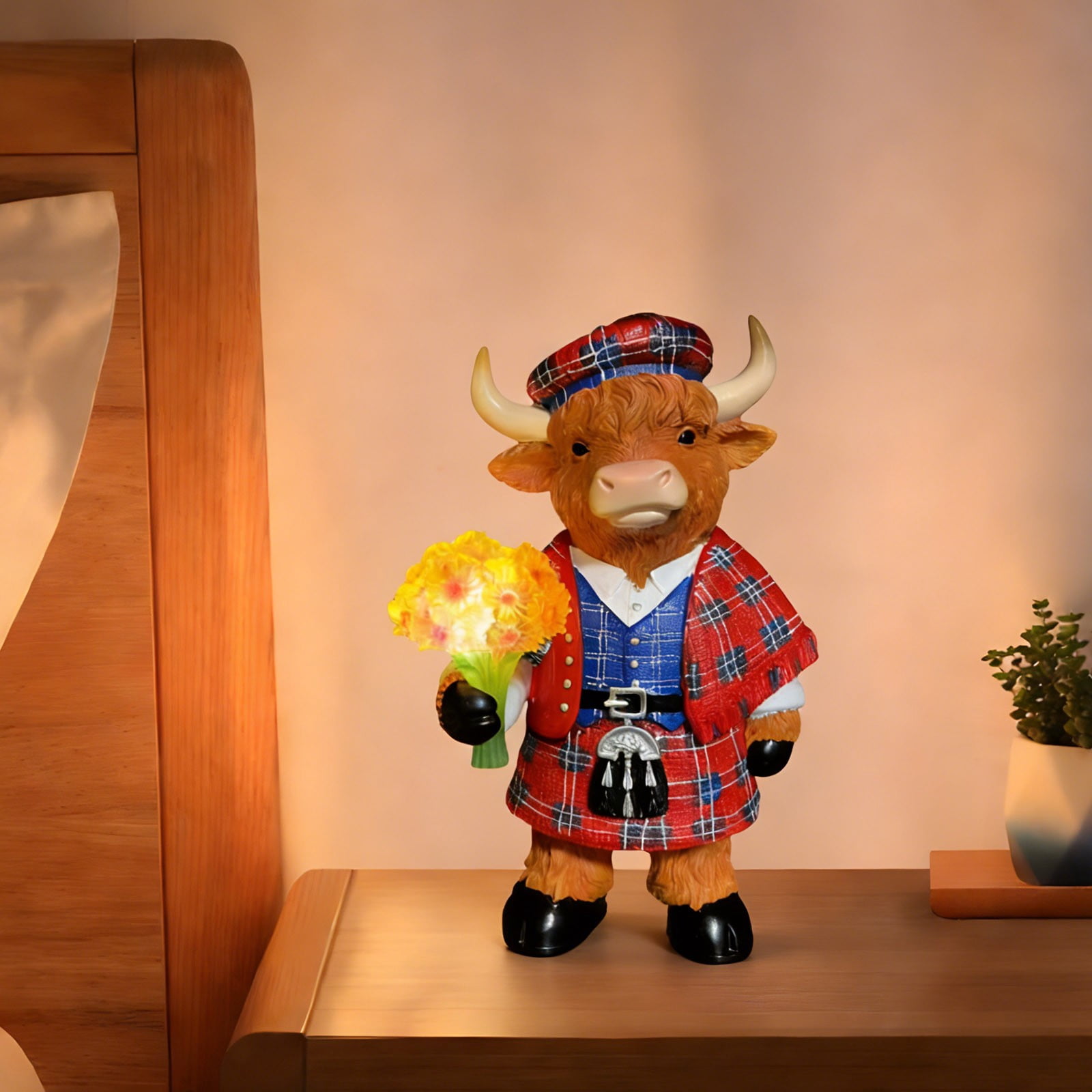 Beforeyayn Highland Cow Light, 3D LED Highland Cow Decor, Festive Cozy ...