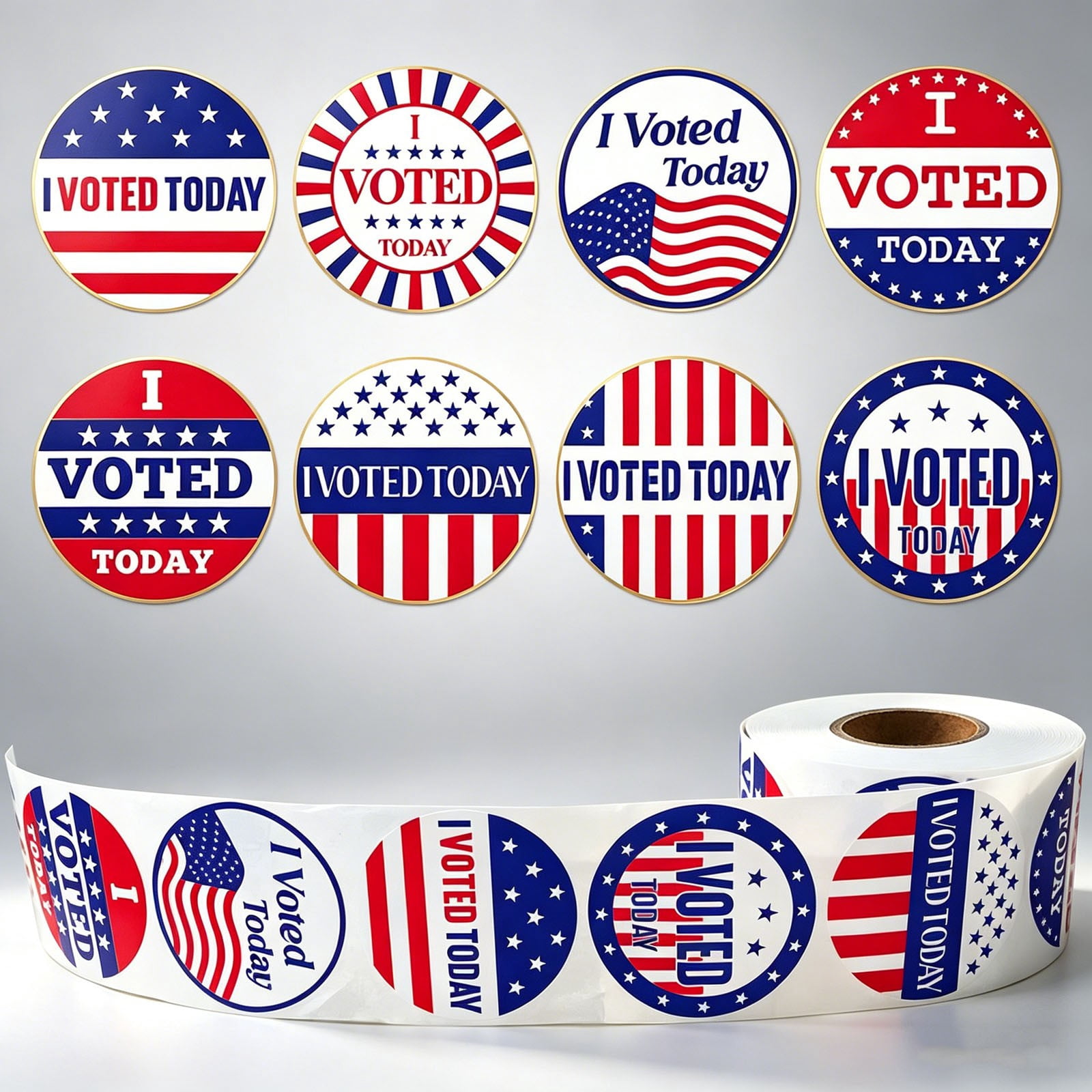 Beforeyayn Independence Day Sticker Decoration Gift Box, Adhesive ...