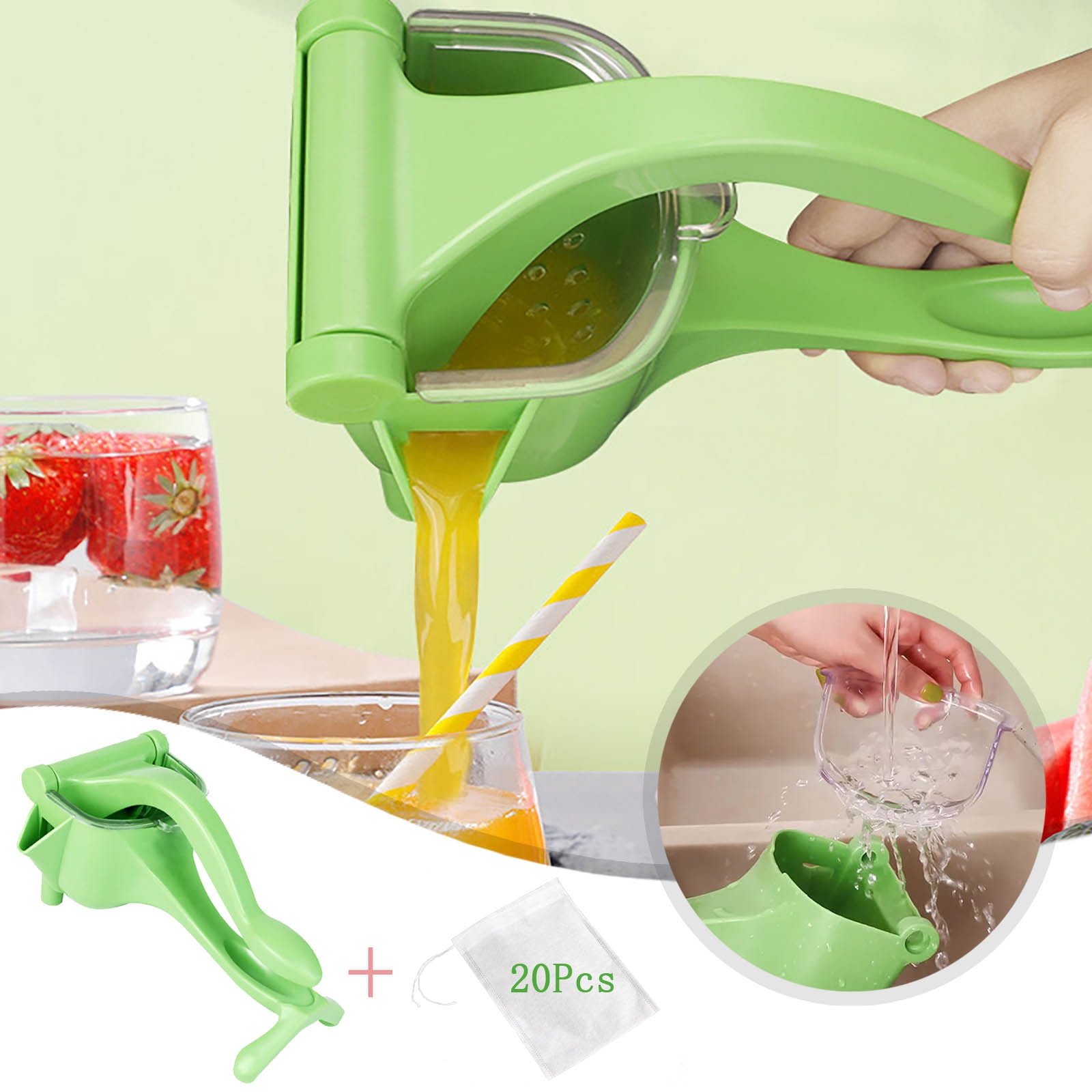 Beforeyayn Multifunctional Juicer, Fruit, Lemon, Small Juicer, Manual ...