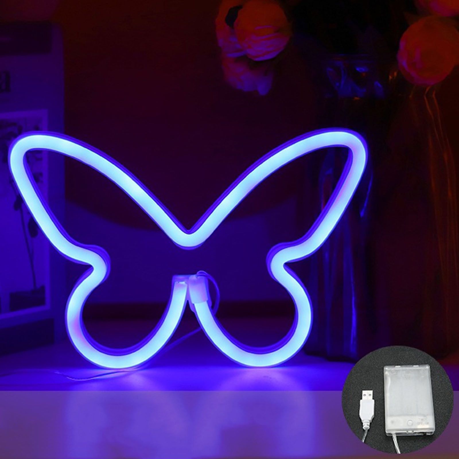 Beforeyayn Neon Signs LED Neon Night Light USB Or 3-AA Battery Powered ...