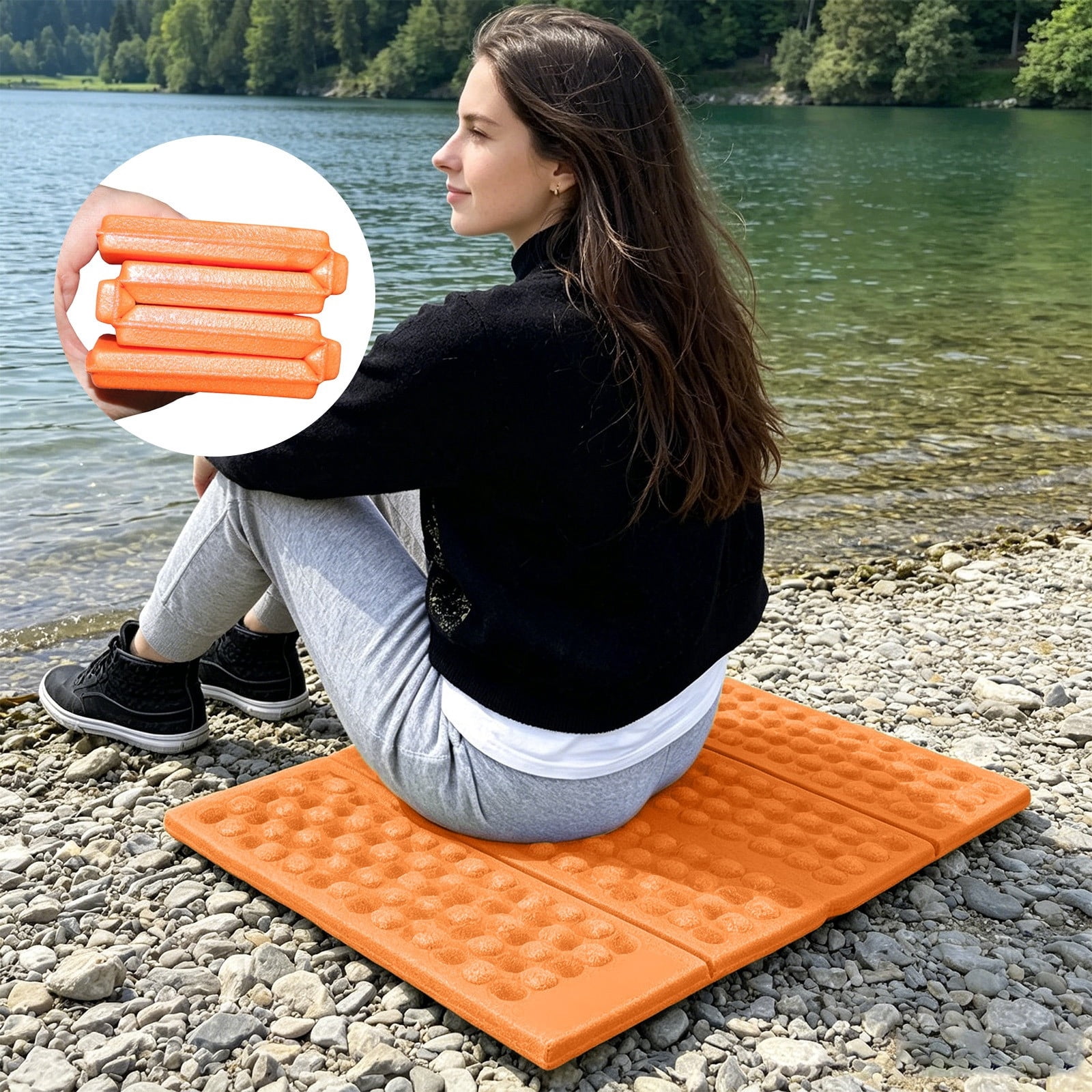 Beforeyayn Portable Waterproof Seat Pad, Foldable Foam Cushion for ...