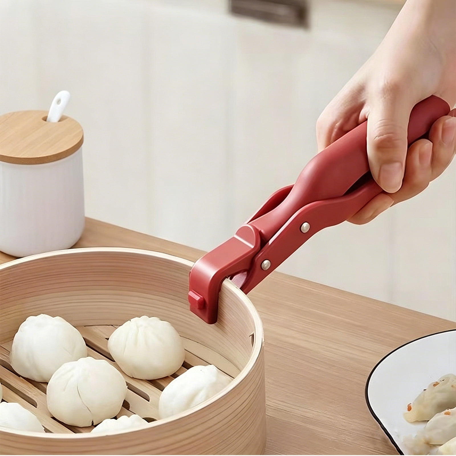 Beforeyayn Scald Clip Bow Kitchen Silicone Clip, Bowl Clamp Household ...