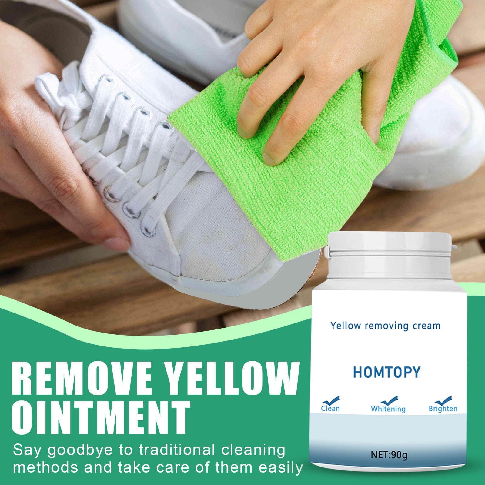 BeforeyaynShoes Whitening Cleansing Gel White Shoe Cleaner Portable ...