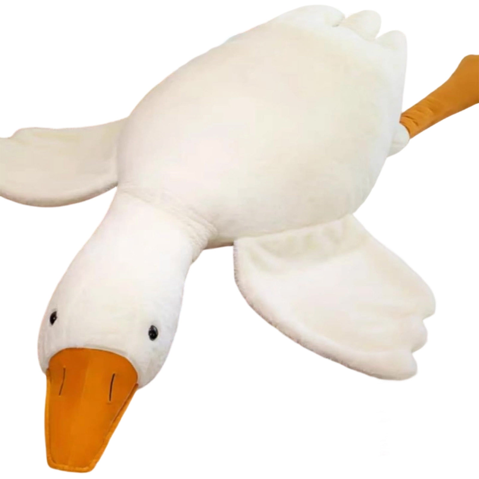 Beforeyayn Soft Plush Duck Stuffed Animal Pillow, Huggable Round Belly ...