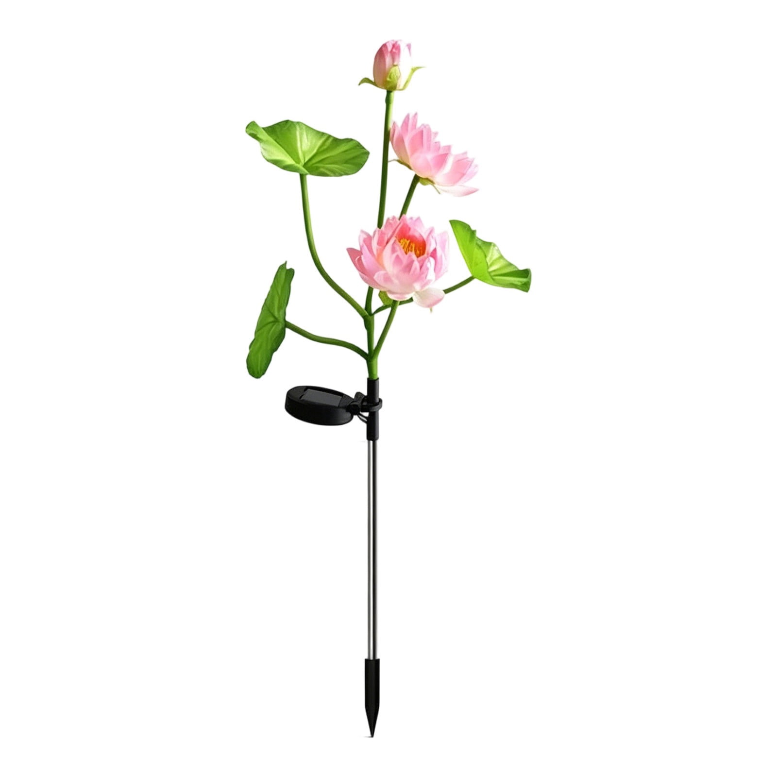 Beforeyayn Solar Lotus Lawn Lamp, Outdoor Landscape Lamp For Garden ...