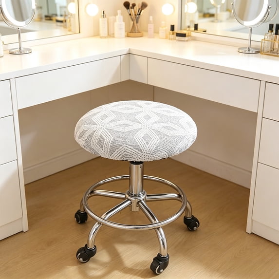 Beforeyayn Stool Cover Stool Slipcover, Circular Chair Cushion Cover ...