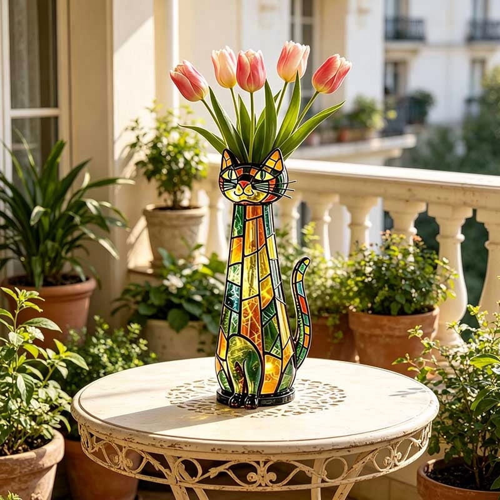 Beforeyayn Vase Canister Tabletop Decor, Cute Shaped for Home Office ...