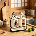 Beforeyayn Wall Mounted Chopstick Storage, Kitchen Countertop Chopstick ...